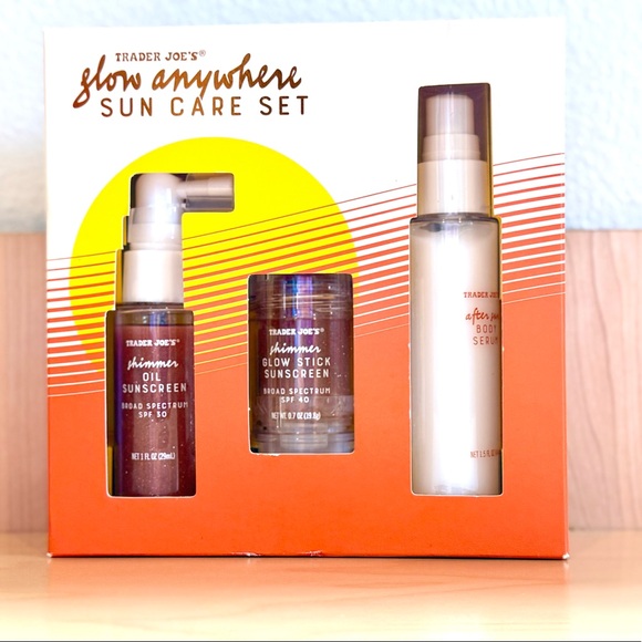 Trader Joe'S | Skincare | Trader Joes Glow Anywhere Sun Care Set | Poshmark